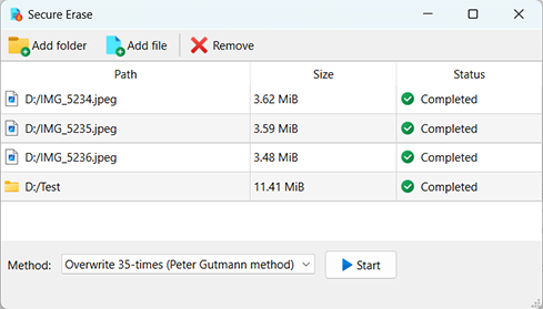 GitHub - anikitin80/secure-erase: Qt based application for removing files and folders securely ...