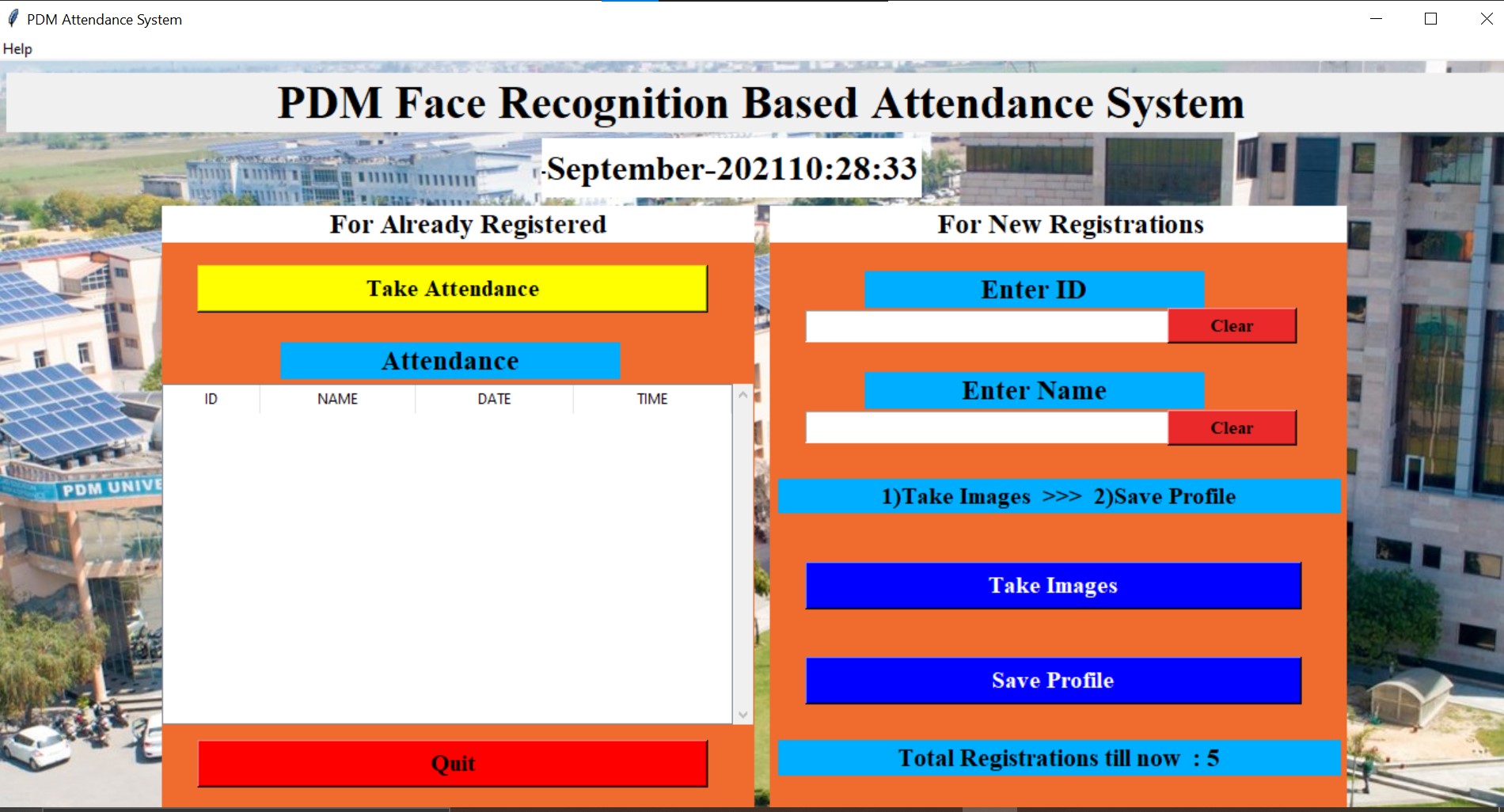 GitHub - chauhanmuskan/Real-Time-Attendence-System-PDM