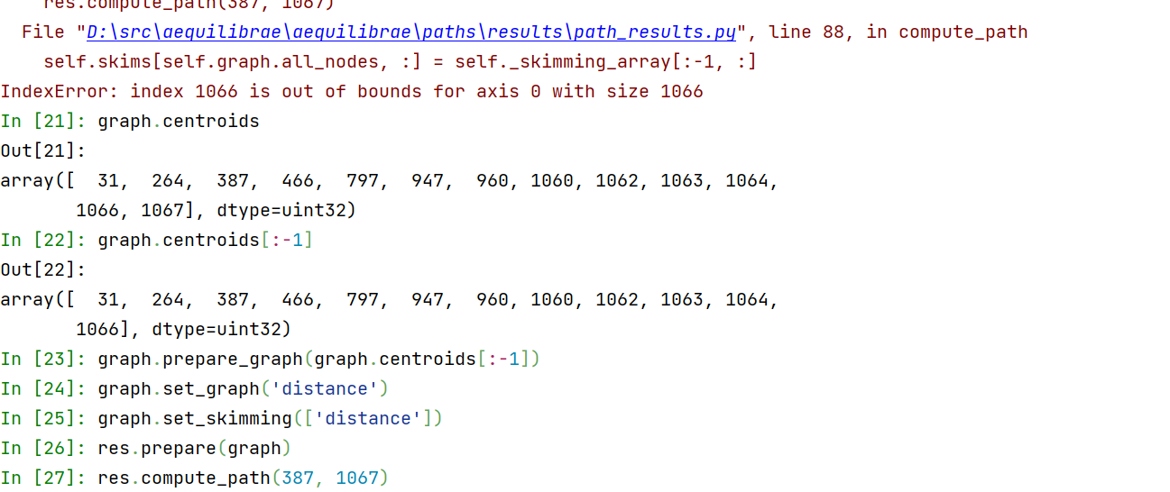 Cannot compute shortest path · Issue #307 · AequilibraE/aequilibrae ...
