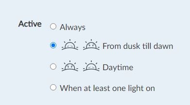 virtual daylight sensor triggers my outdoor lamps one hour early ...