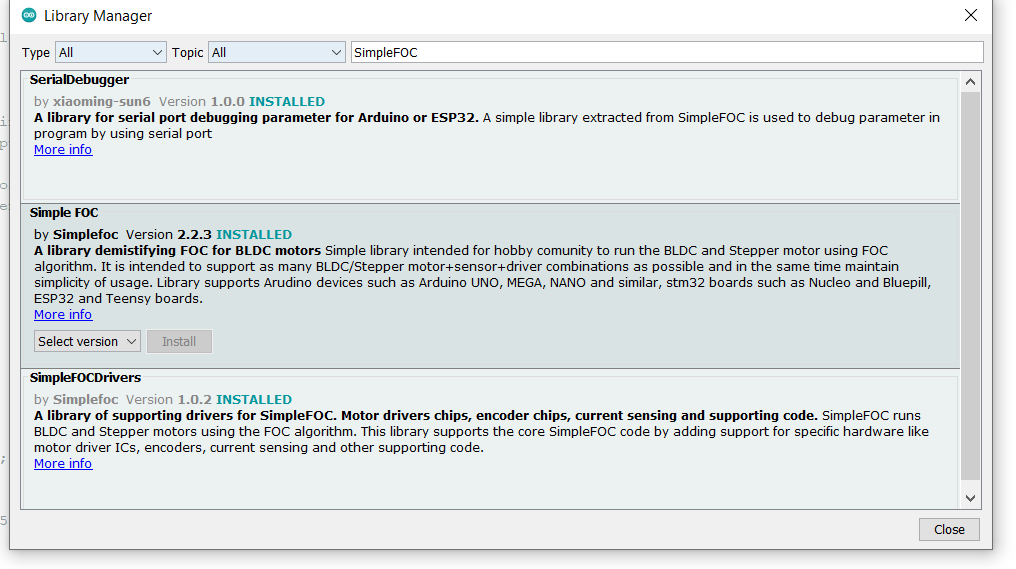 GitHub - Hailong123-Qu/BLDC-Motor-Control-with-SimpleFOC-Library: BLDC Motor Control using ...