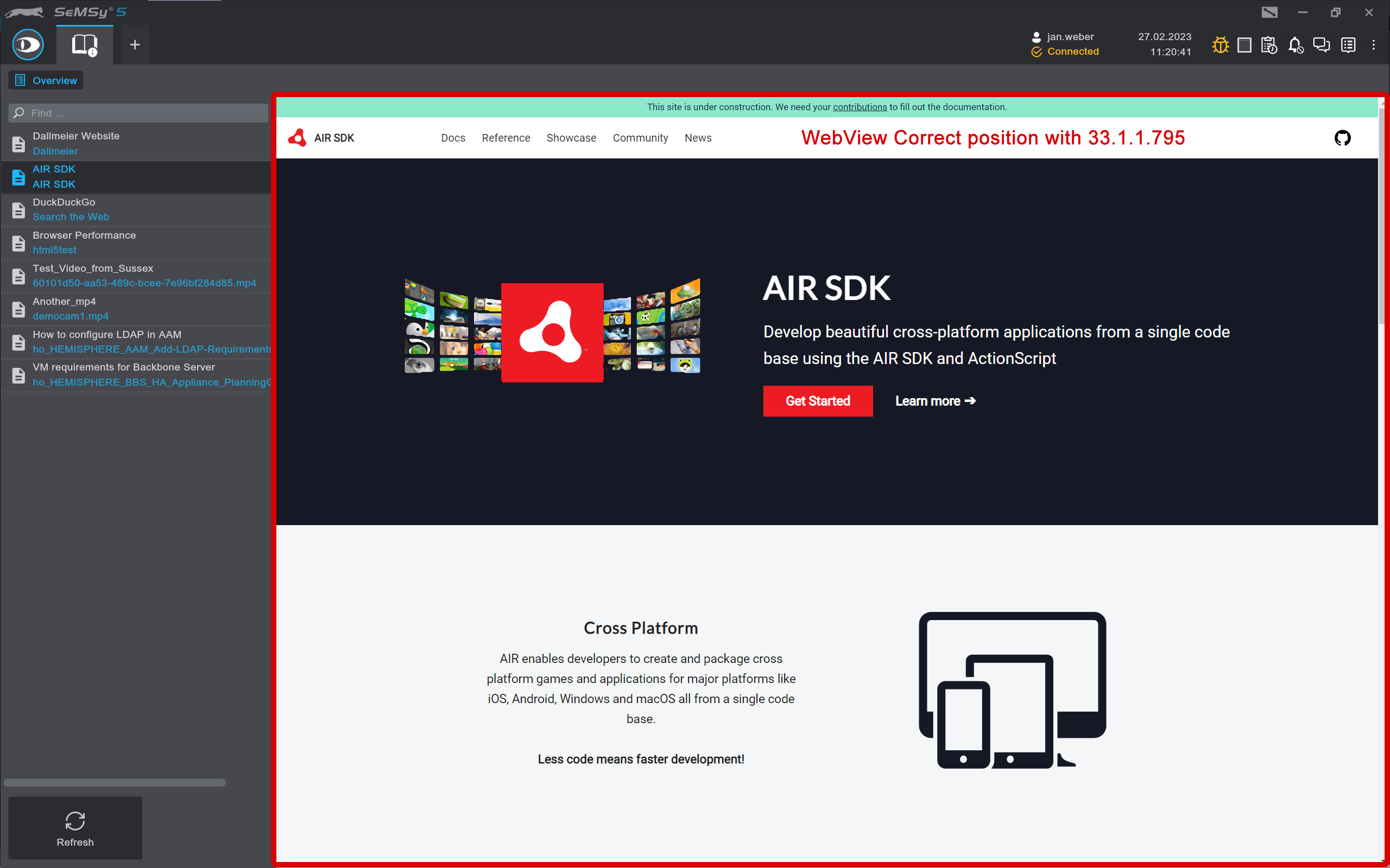 WebView2 position broken in AIR 50.2.1 · Issue #2490 · airsdk/Adobe-Runtime-Support · GitHub