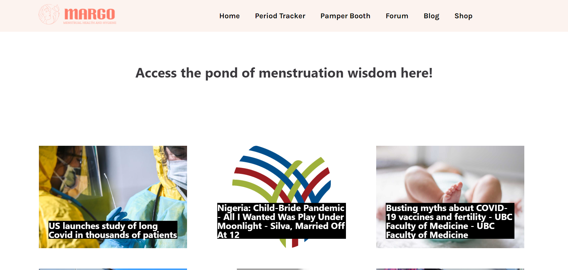 GitHub - pooja-gera/Margo-Menstrual-Health
