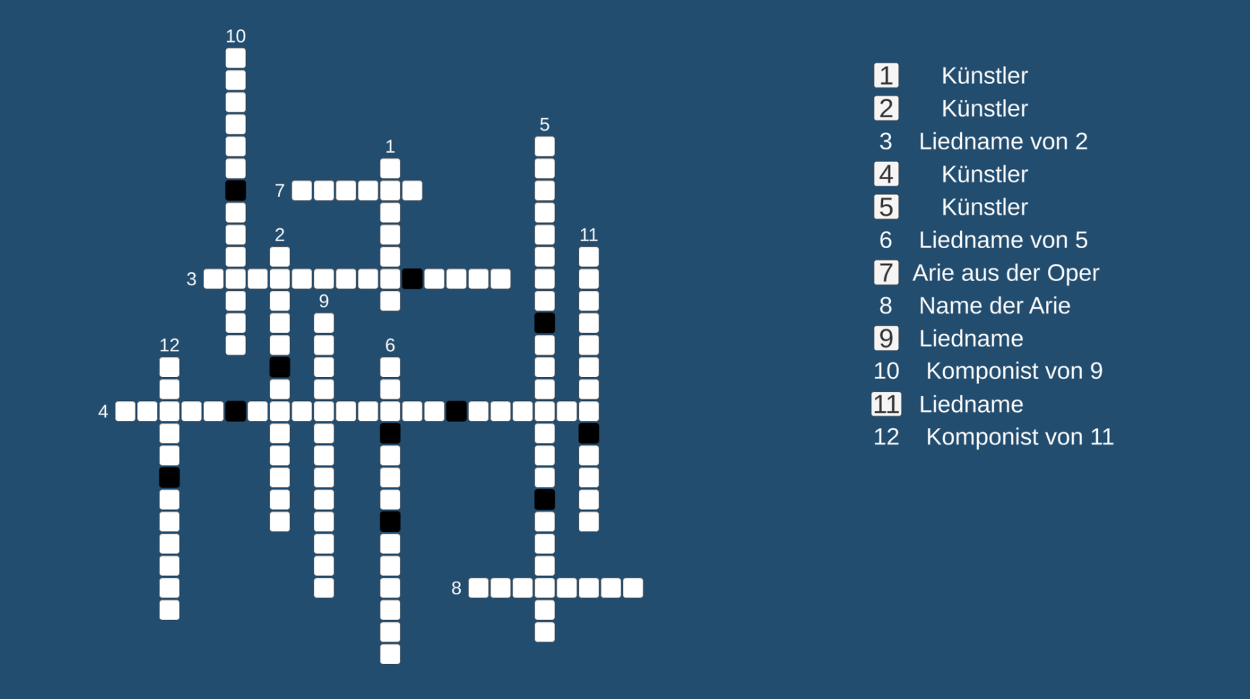 GitHub - ChristianBarbu/Musical-Crossword: Projekt für den Kurs: Von der Idee Zum Produkt (dient ...