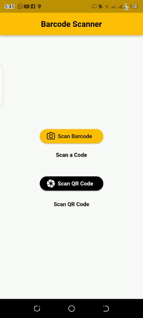 A Barcode Qrcode Scanner For Flutter Free Flutter Source Code