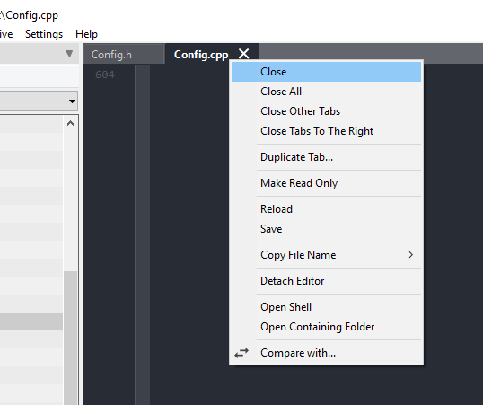Split Screen Option Not Showing Up · Issue 2158 · Eranif Codelite · Github
