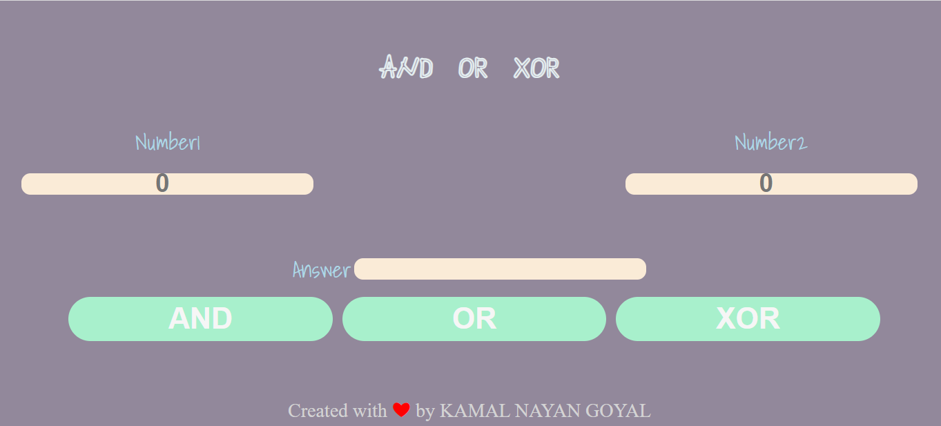 Github 9602kamalnayanlogicaloperation