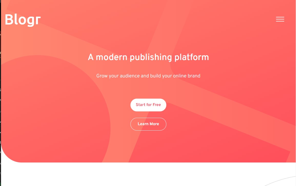 GitHub - dragan0107/blogr-landing-page: This is a landing page practice project, where I created ...