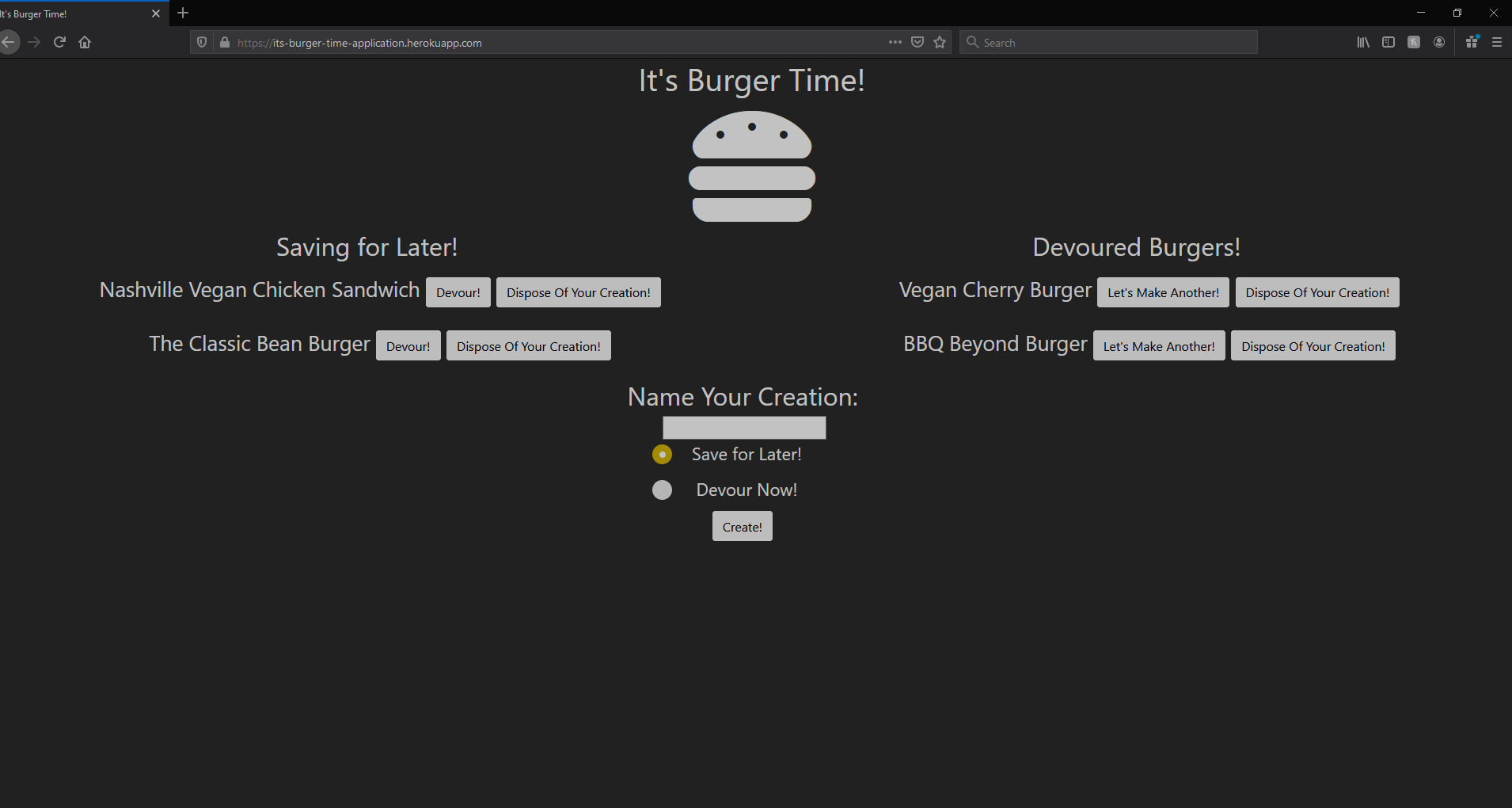 GitHub - robertsunde/burger-time