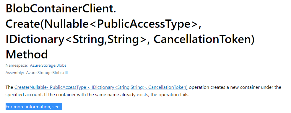 Bug Links In Xml Docs Are Broken On Reference Documentation · Issue 7625 · Azureazure Sdk