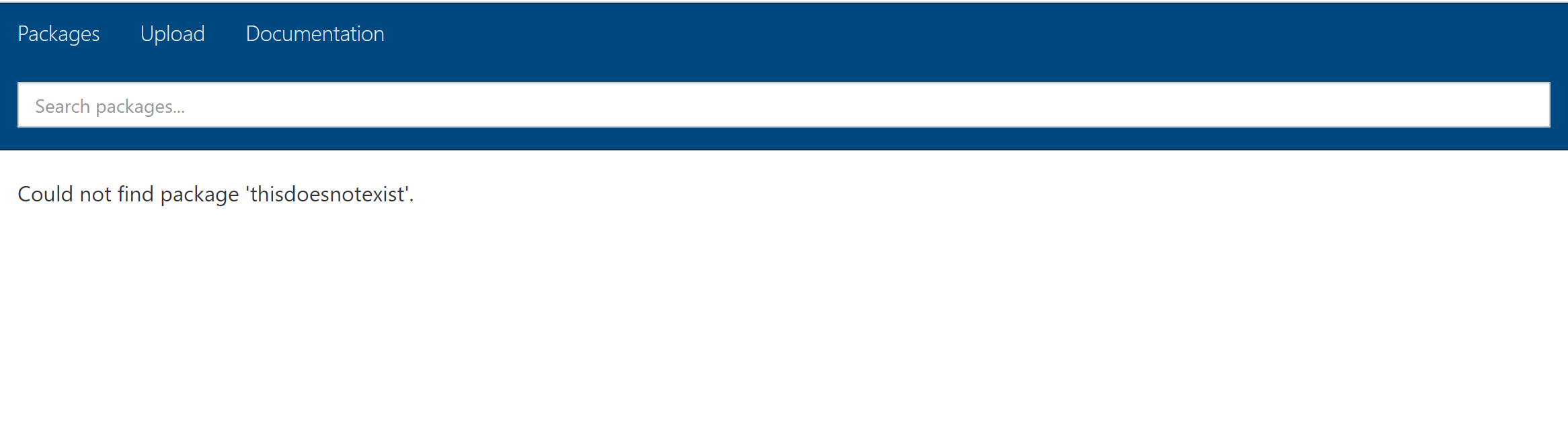 Add a landing page when there are no packages · Issue #303 · loic ...