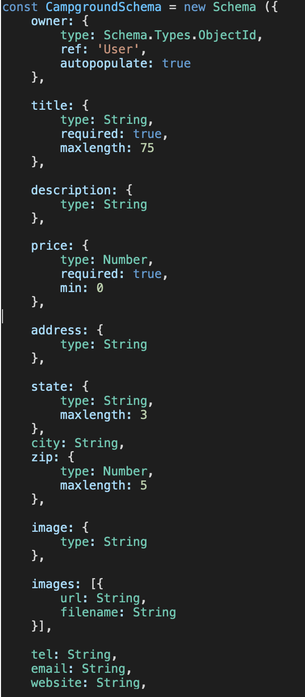 GitHub - mikemel31/CampGround-project