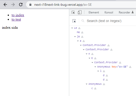 Next/Link causing app to unmount · Issue #1628 · i18next/next-i18next · GitHub