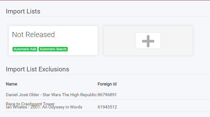Import List Exclusions wrap over each other · Issue #1140 · Readarr/Readarr · GitHub