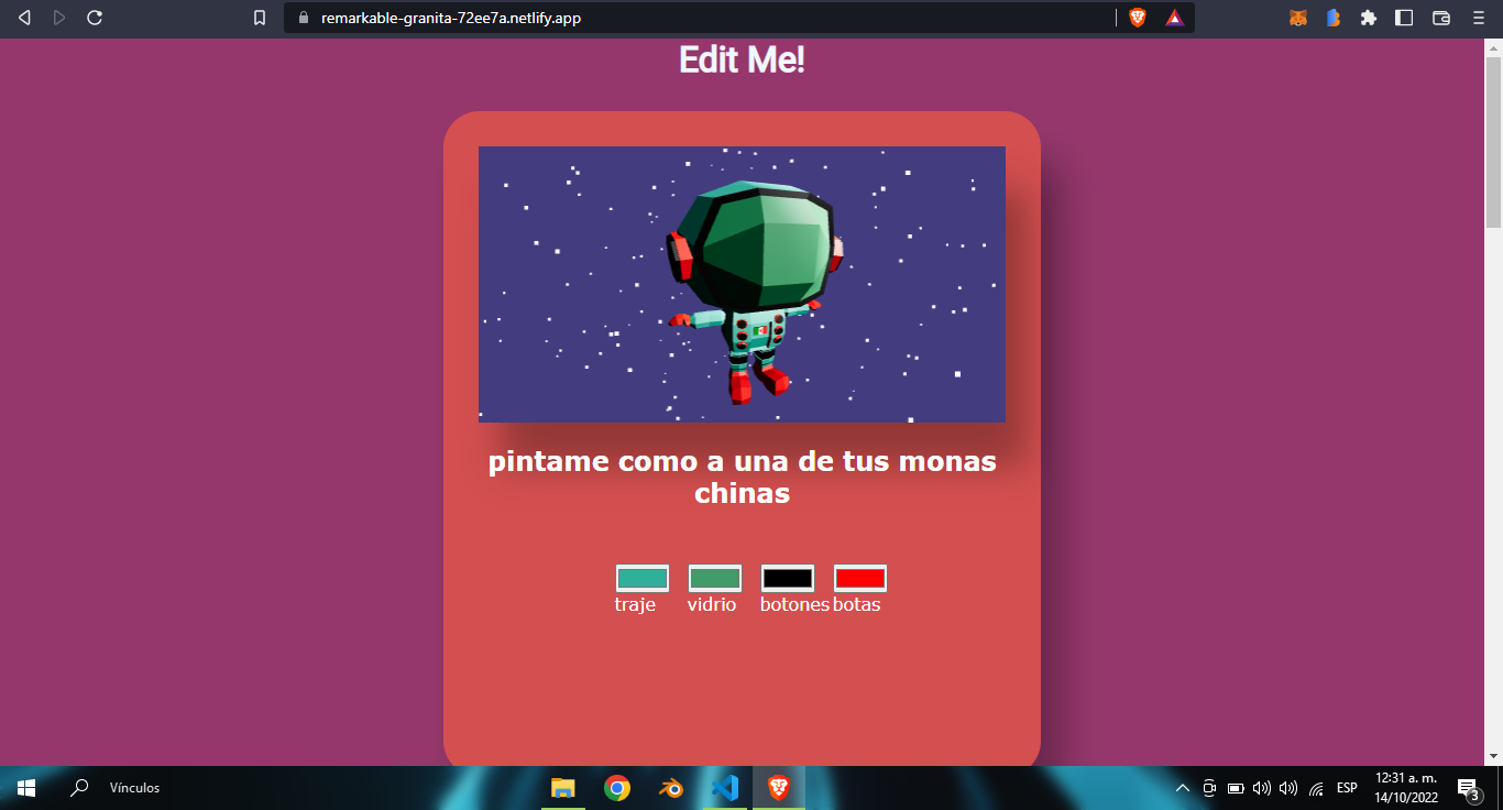 GitHub - Kaaarlos/EditMe-Three-JS