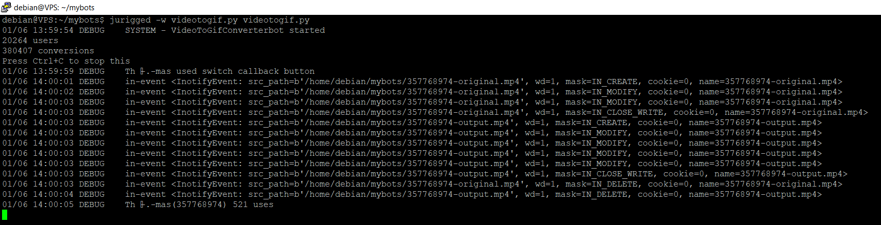jurigged -w starts python interactive mode · Issue #17 · breuleux/jurigged · GitHub