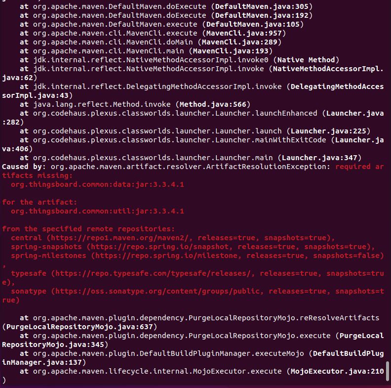 [Bug] Building from sources · Issue #6391 · thingsboard/thingsboard ...