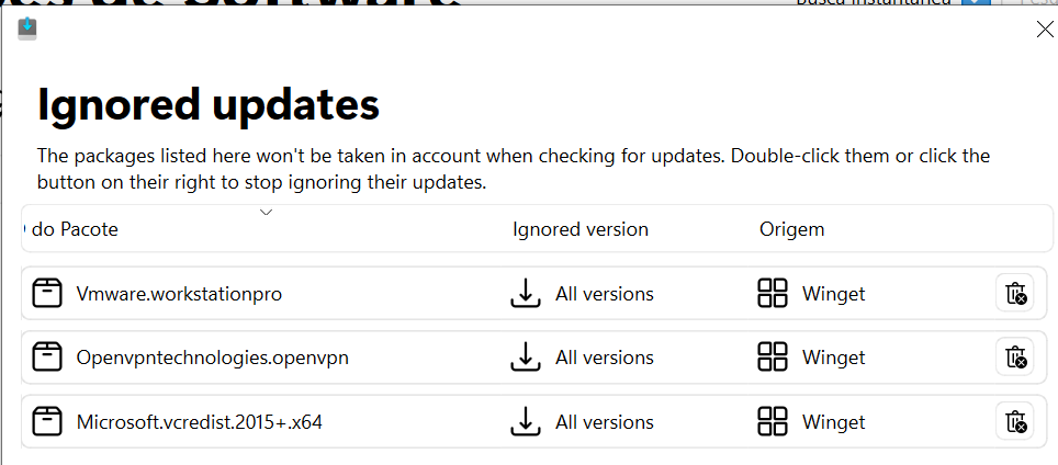 [BUG/ISSUE] duplicate packages in blacklist manager · Issue #945 · marticliment/UniGetUI · GitHub