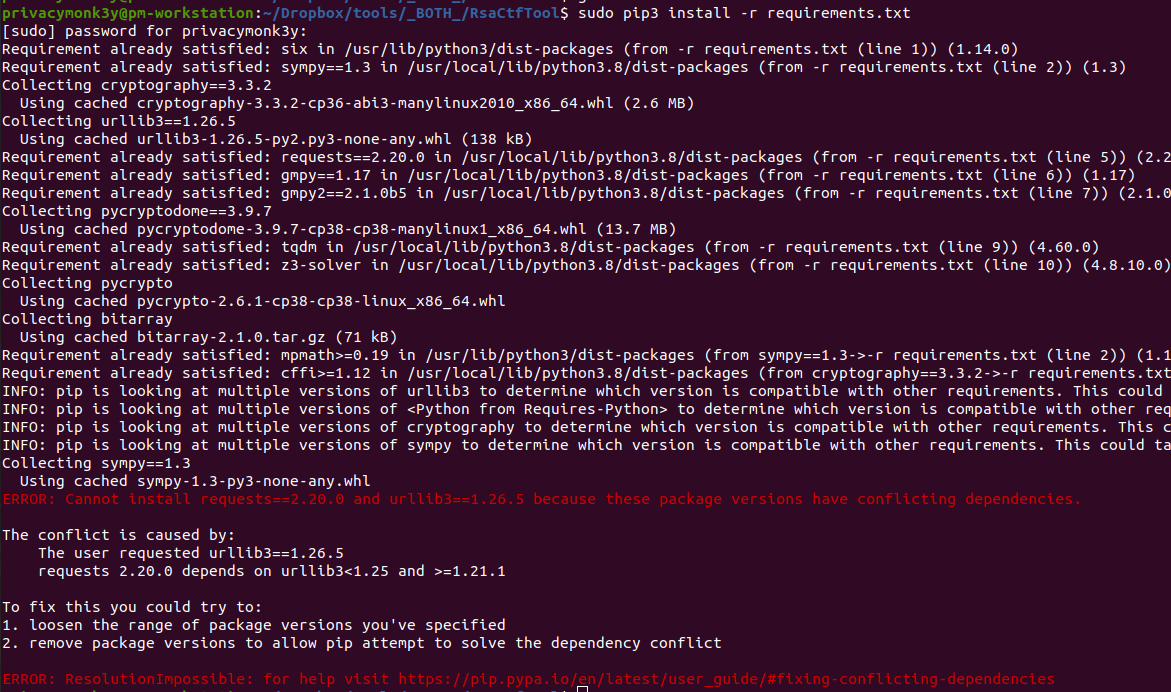 report.py:13: DeprecationWarning · Issue #263 · RsaCtfTool/RsaCtfTool · GitHub