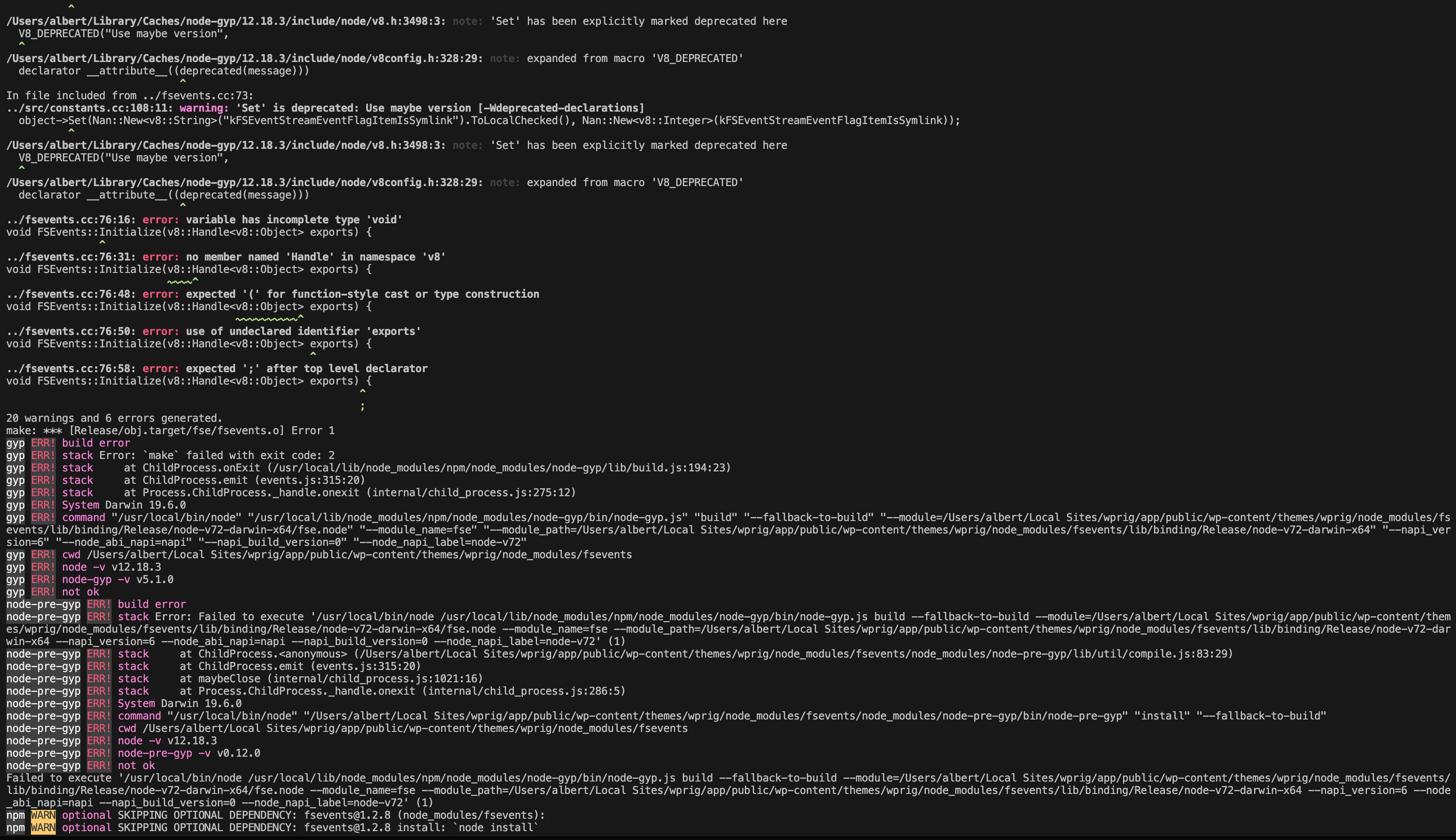 npm run rig-init issues · Issue #666 · wprig/wprig · GitHub