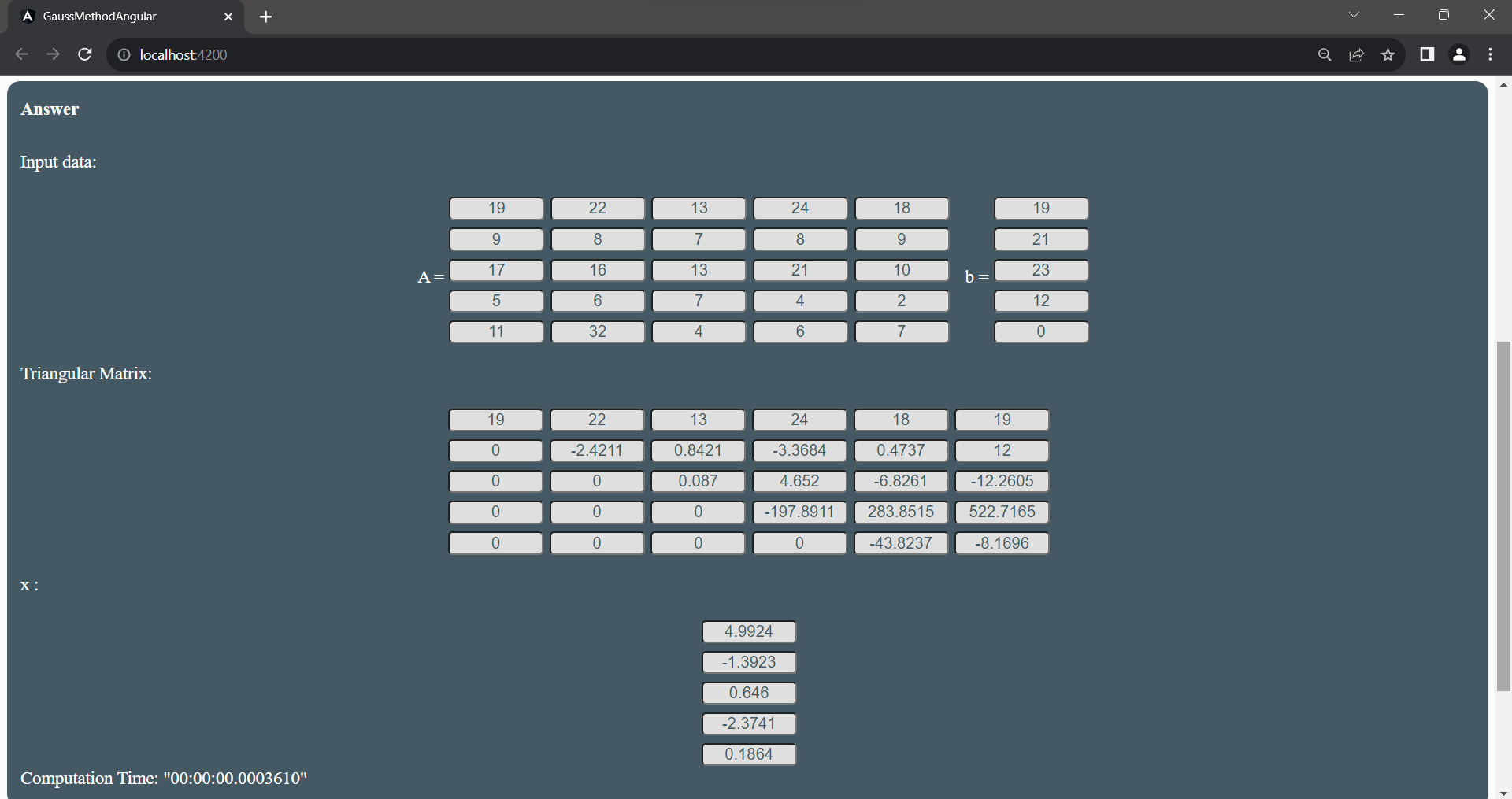 GitHub - matviiv8/GaussMethod: 🧮🔢A system of linear equations calculator using the Gaussian method