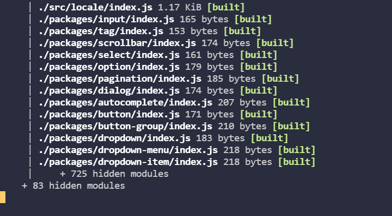 [bug report] NPM run dist after packaging, there is only one file index.js in the Lib folder ...