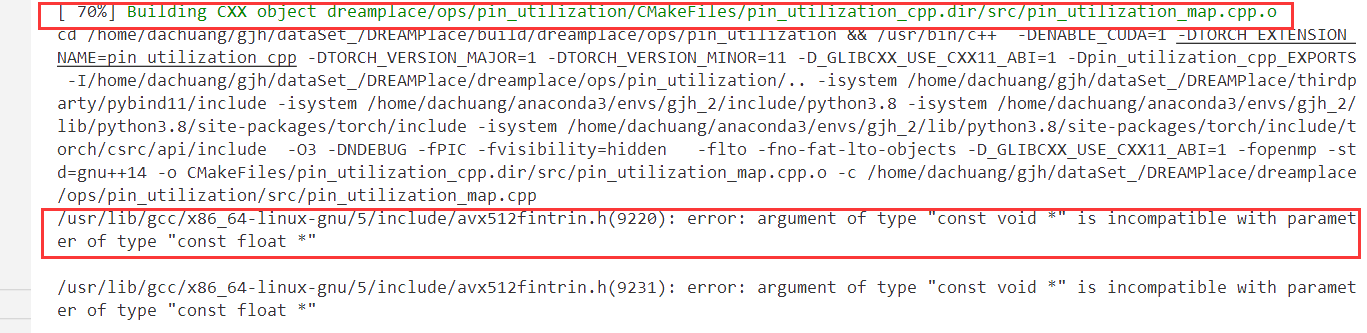 when I make after cmake,have 92 errors::All keys:【avx512fintrin.h】【move_boundary】【list index out ...