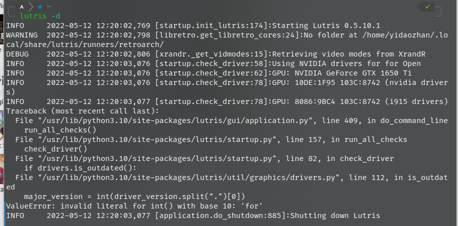 Failed to check drivers version with NVIDIA open source GPU drivers ...