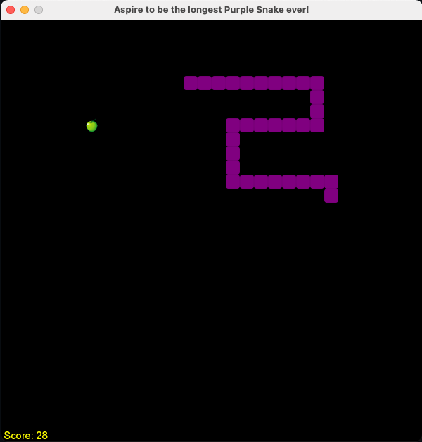 GitHub - robertgluszkiewicz/purple-snake: A simple snake game that I ...