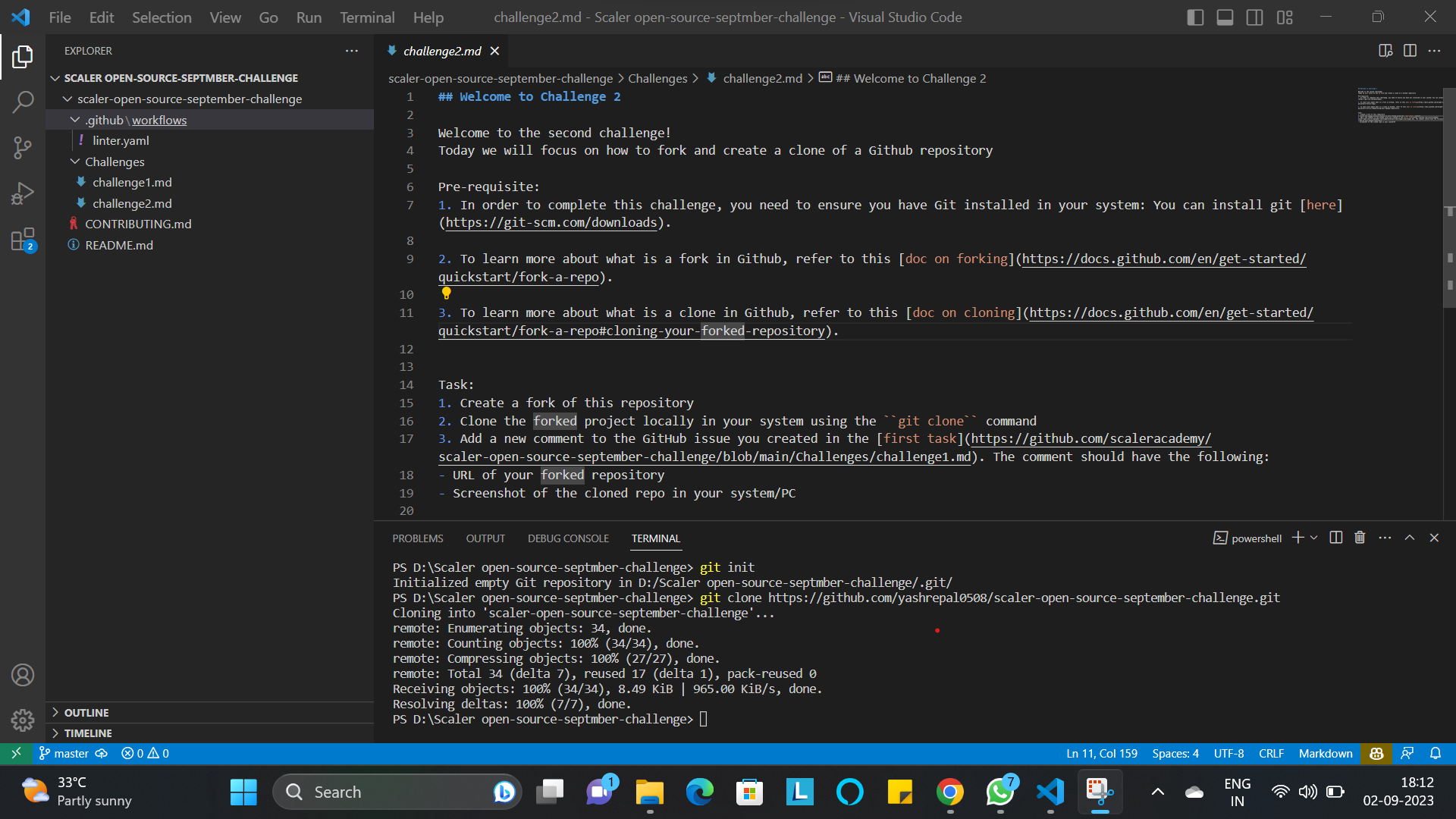 Challenge #1 - Yash Repal · Issue #382 · scaleracademy/scaler-open-source-september-challenge ...