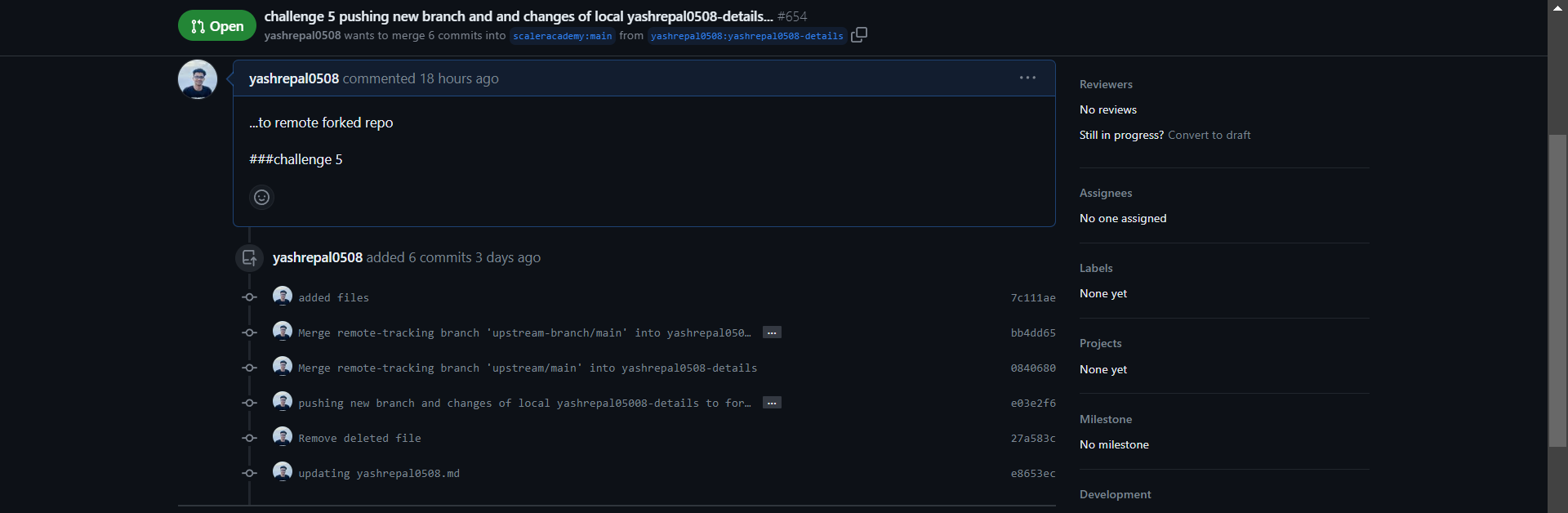 Challenge #1 - Yash Repal · Issue #382 · scaleracademy/scaler-open-source-september-challenge ...