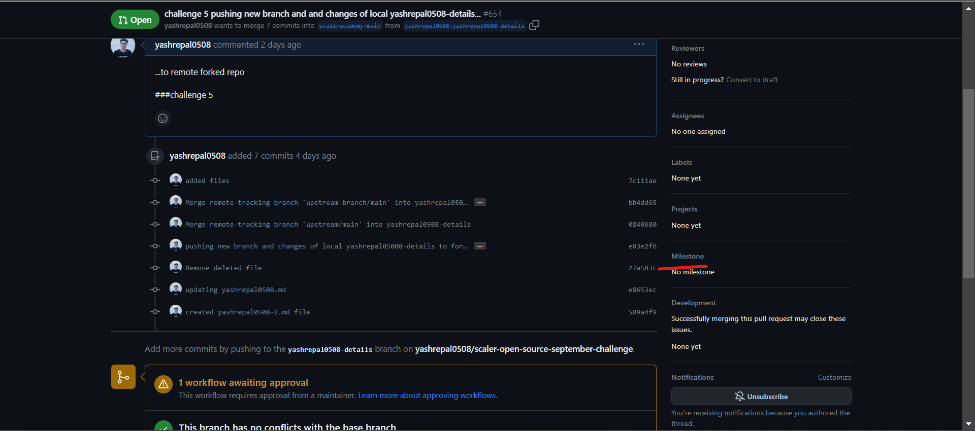 Challenge #1 - Yash Repal · Issue #382 · scaleracademy/scaler-open-source-september-challenge ...