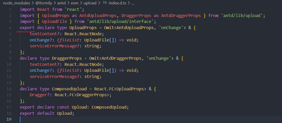 无法导入 @formily/antd 中组件参数的类型声明 · alibaba formily · Discussion #2489 · GitHub