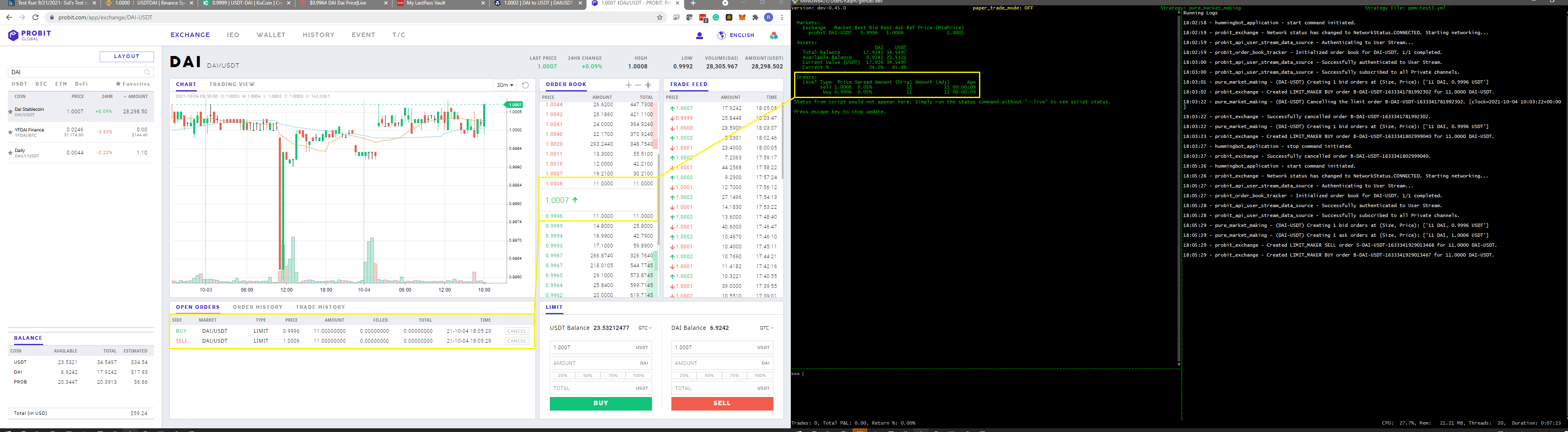 Pure MM on ProBit - order price quantum seems to be 0 · Issue #4312 · hummingbot/hummingbot · GitHub
