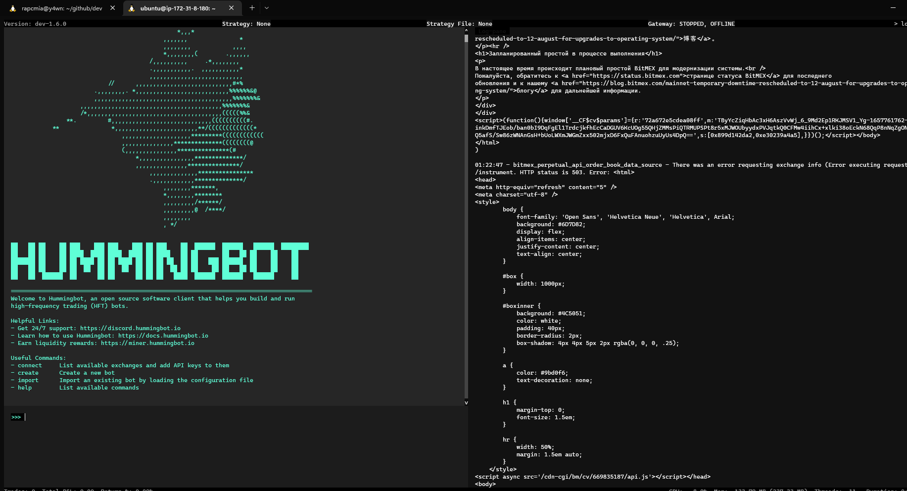 BitMex - getting error logs of requesting exchange info when client is initially opened · Issue ...