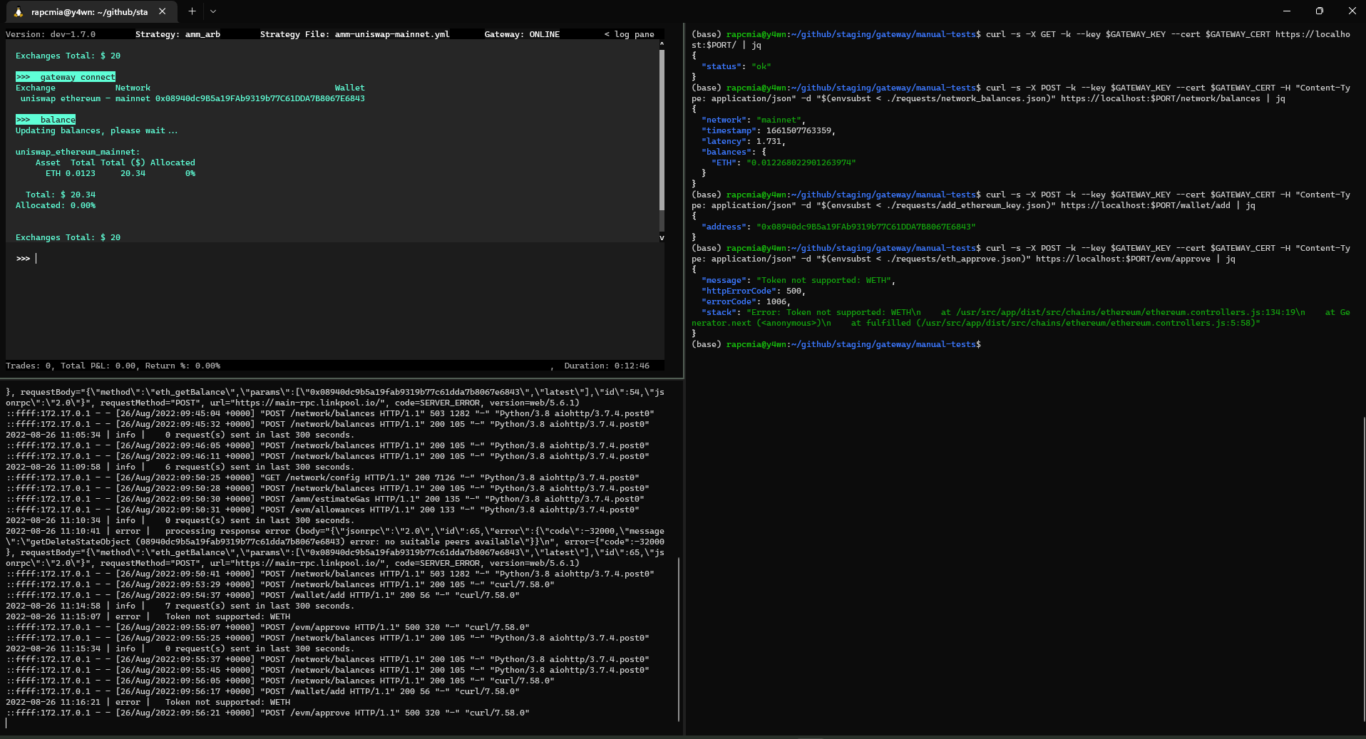 Gateway - Uniswap_ethereum_mainnet stuck on waiting for allowances · Issue #5625 · hummingbot ...