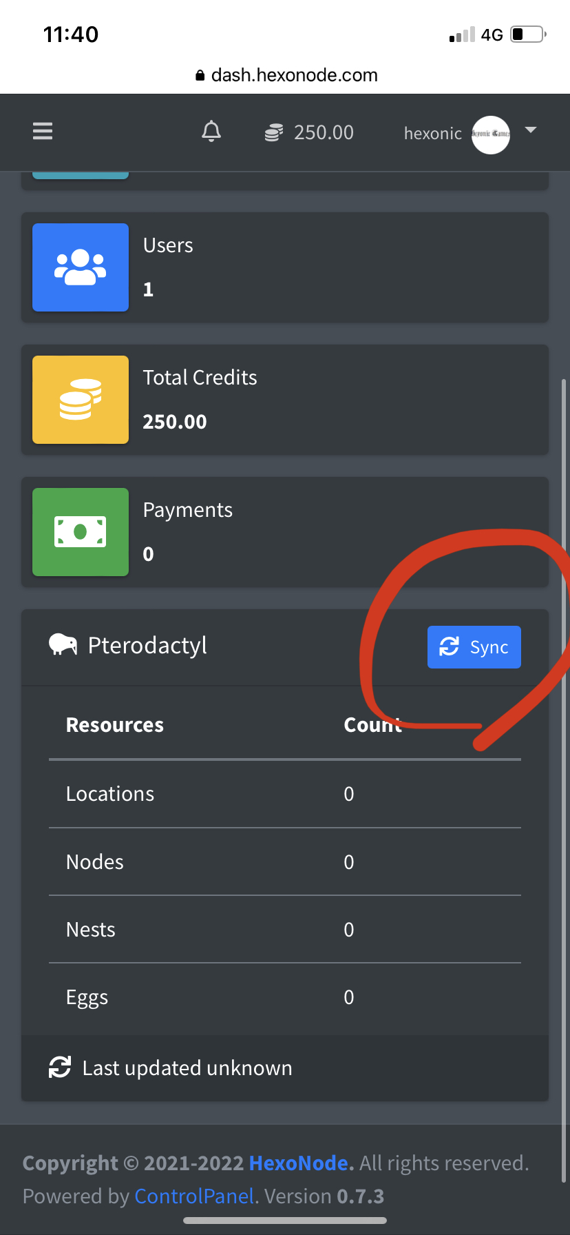 Peterdactyl Sync Bug Error 500 · Issue #418 · Ctrlpanel-gg/panel · GitHub