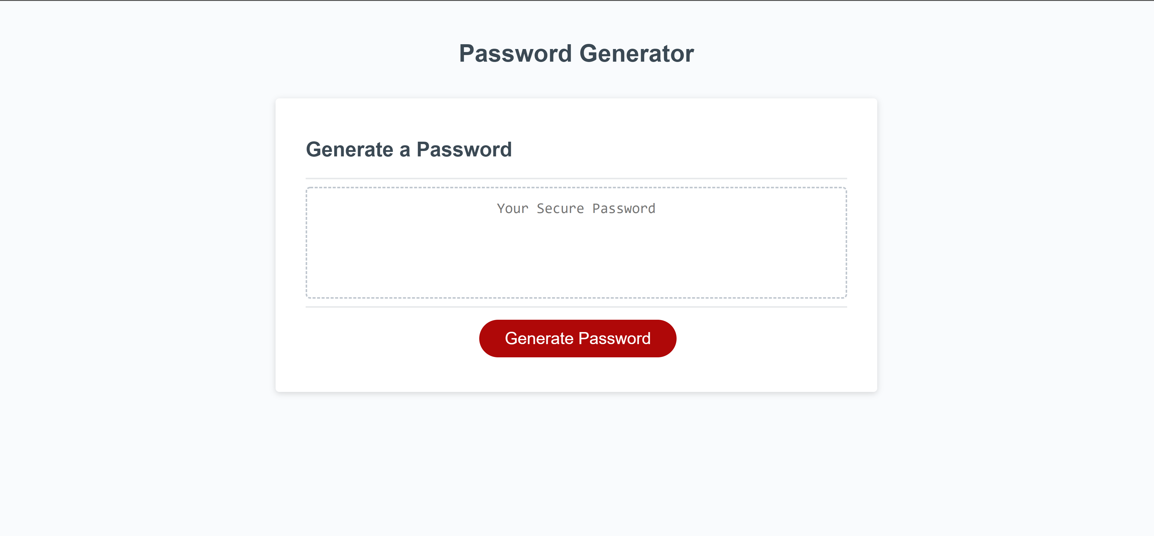 GitHub - jack421myhre/03-password-generator: A password generator
