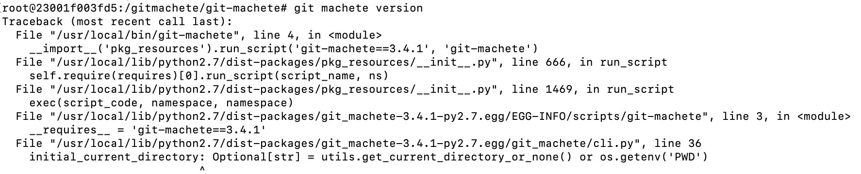 What actually happens when git-machete is executed against Python 2 or 3.5? · Issue #285 ...