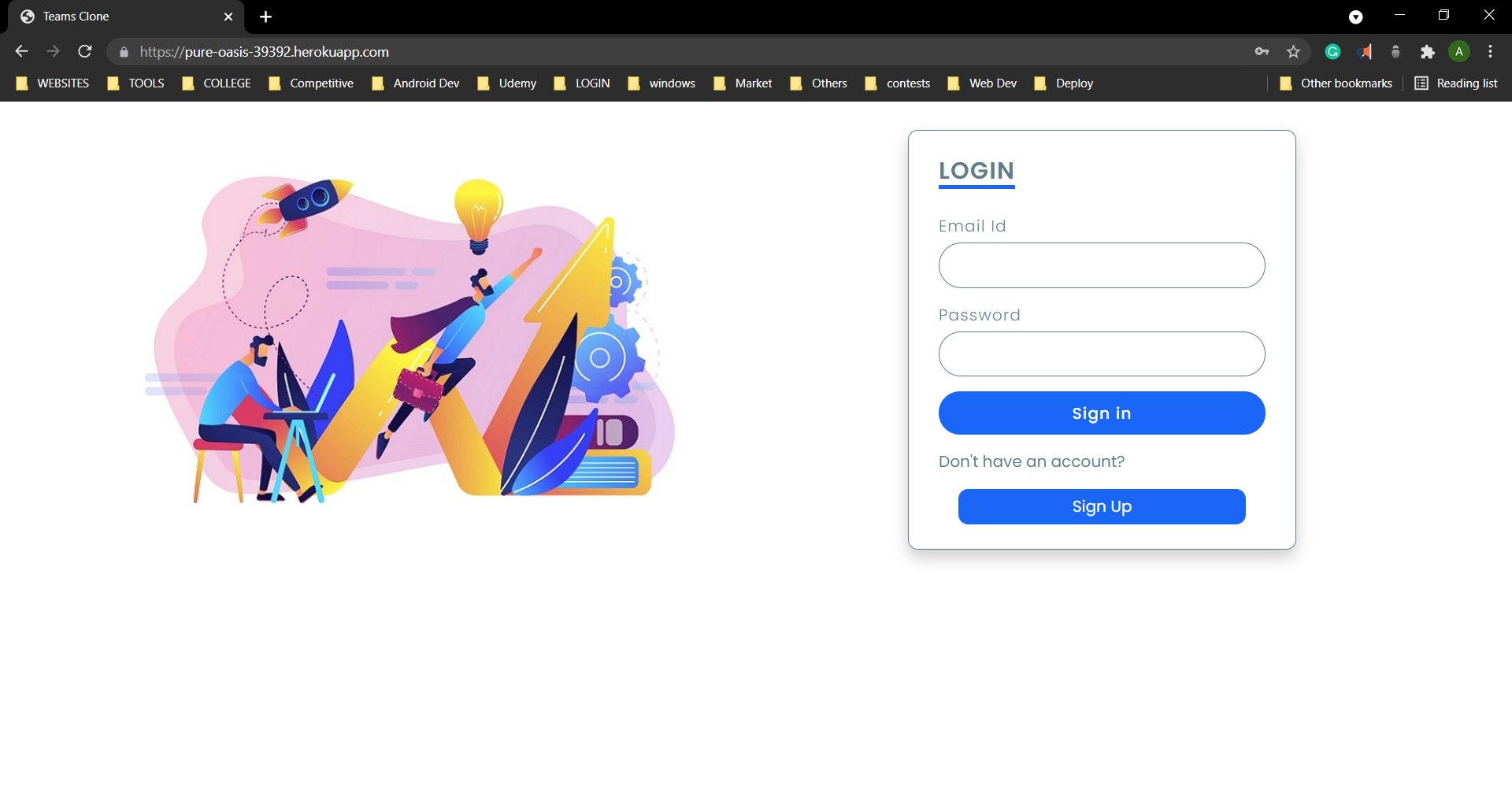 GitHub - ankur-powar/Microsoft-teams-clone: Microsoft Teams clone built ...