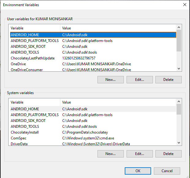 Unable to run "adb" · Issue #84722 · flutter/flutter · GitHub