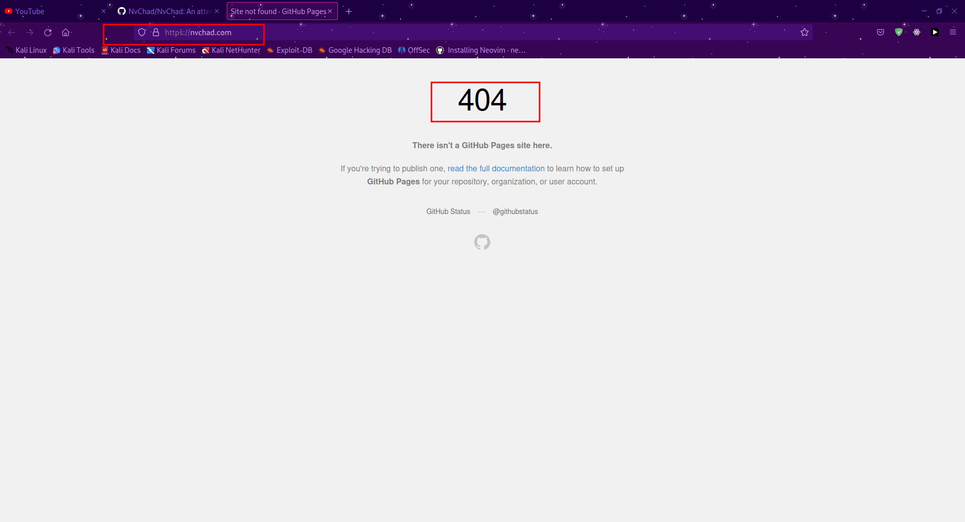 website is down/404 · Issue #135 · NvChad/nvchad.github.io · GitHub