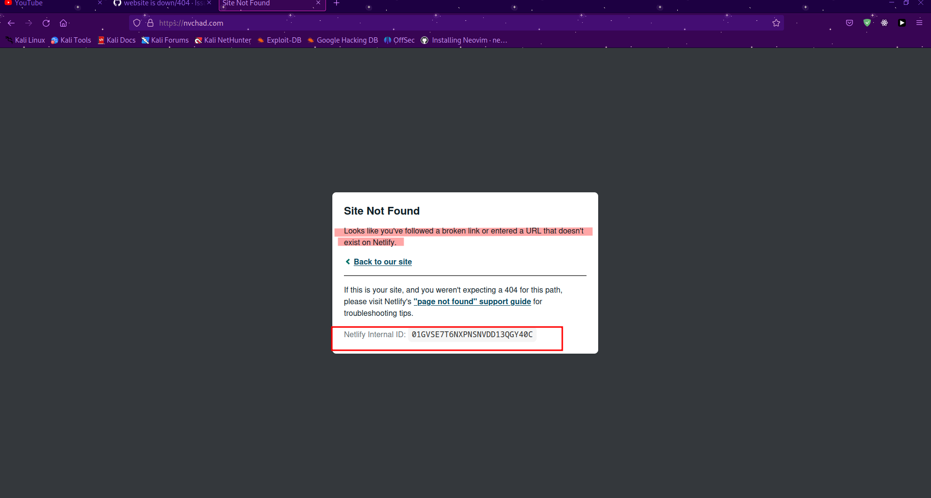 website is down/404 · Issue #135 · NvChad/nvchad.github.io · GitHub