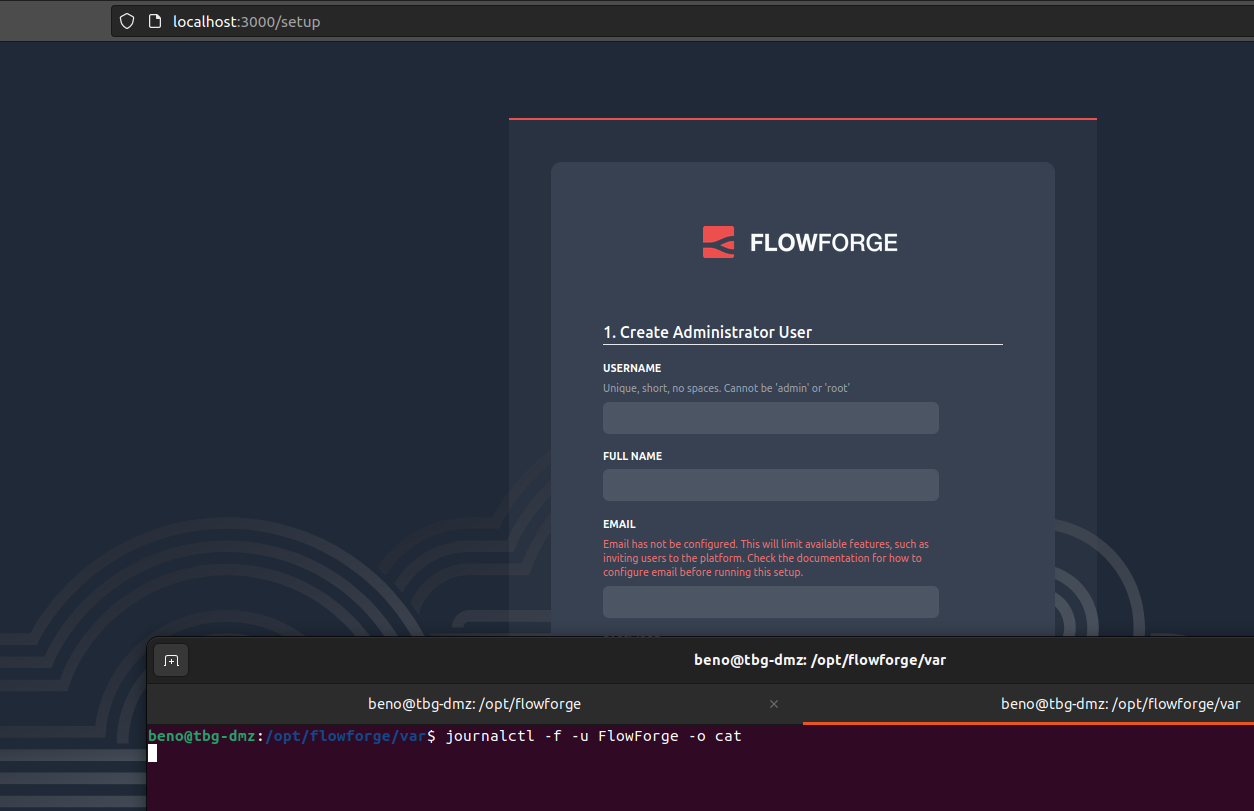 Email configuration detection error. · Issue #1731 · FlowFuse/flowfuse · GitHub