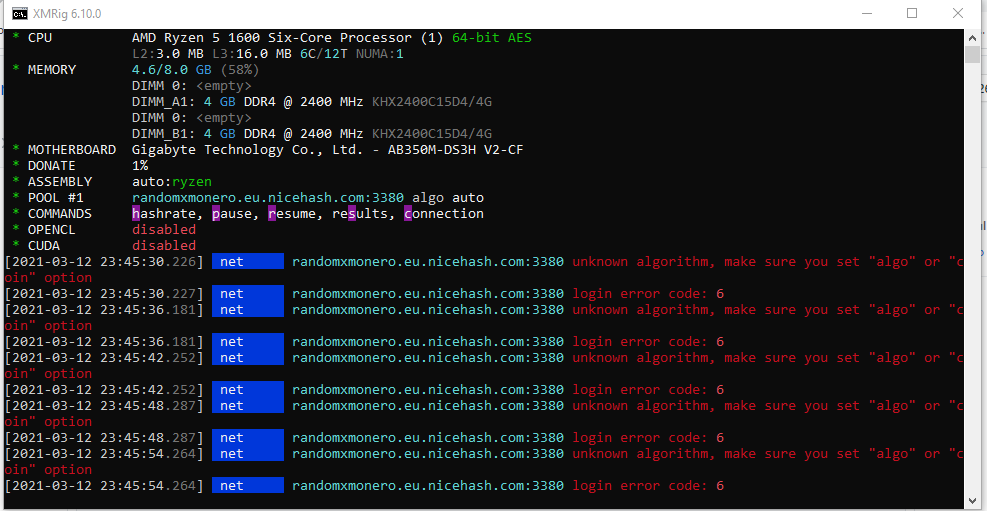 Error on XMRig · Issue #2360 · nicehash/NiceHashMiner · GitHub
