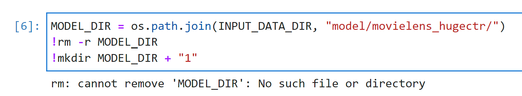 [BUG] Incorrect shell commands and variables for creating output folders in Movielens 03 ...