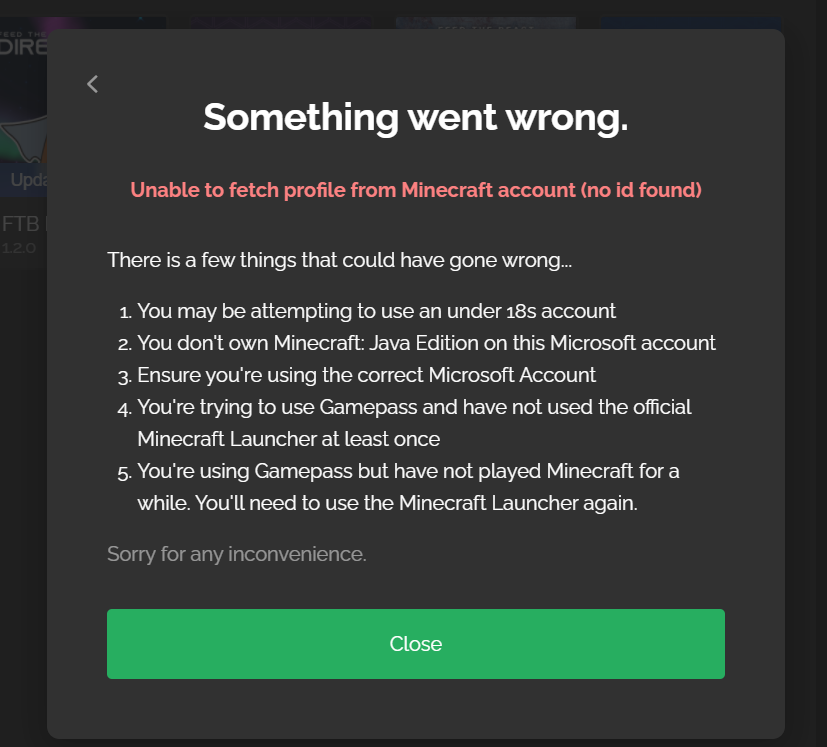 [Bug]: On Windows11 unable to align my Microsoft acc't to FTB launcher · Issue #702 · FTBTeam ...