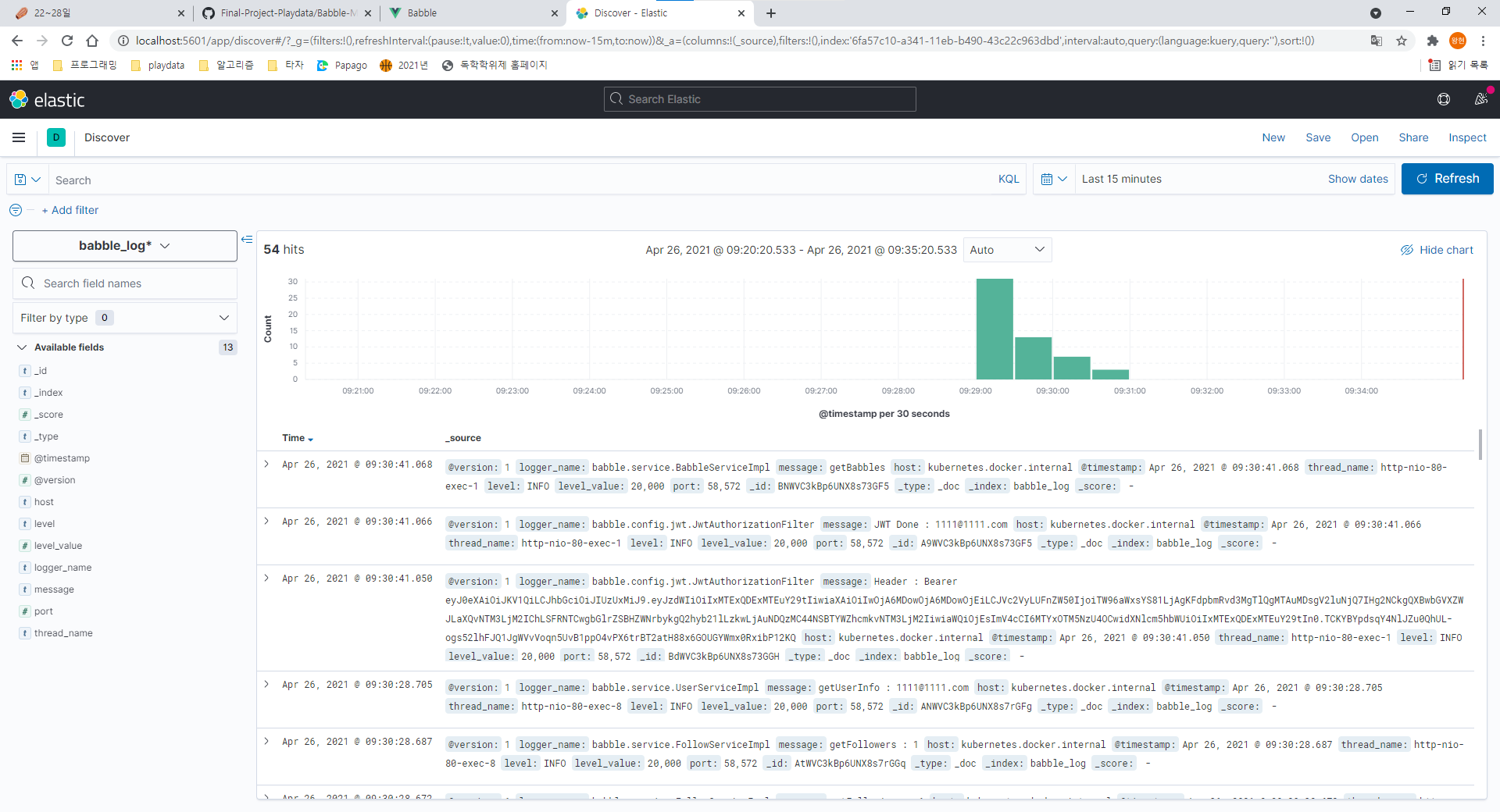 GitHub - Final-Project-Playdata/Babble-MVC