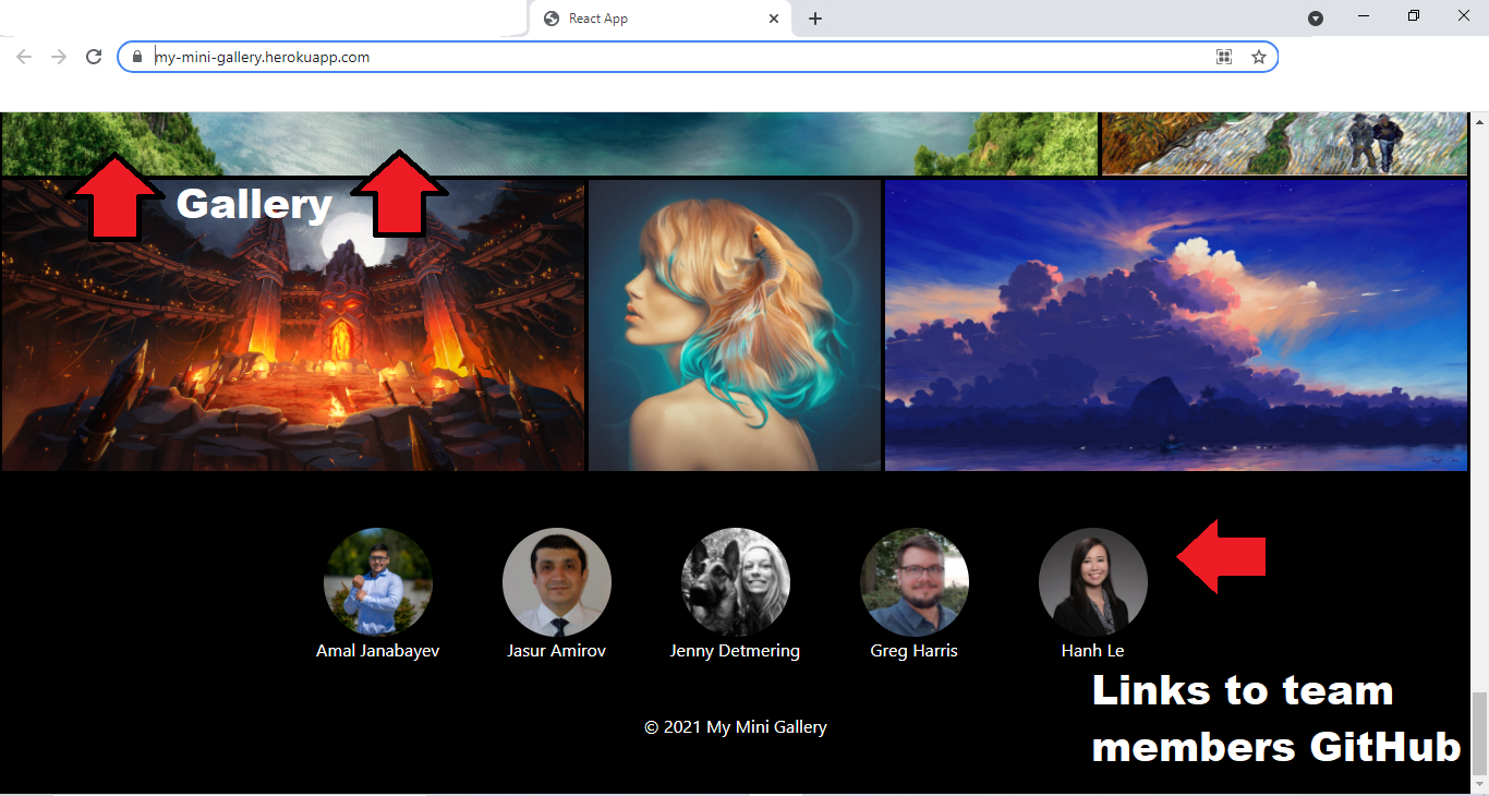 GitHub - Amal31497/My-Mini-Gallery: Online platform built with reac ...