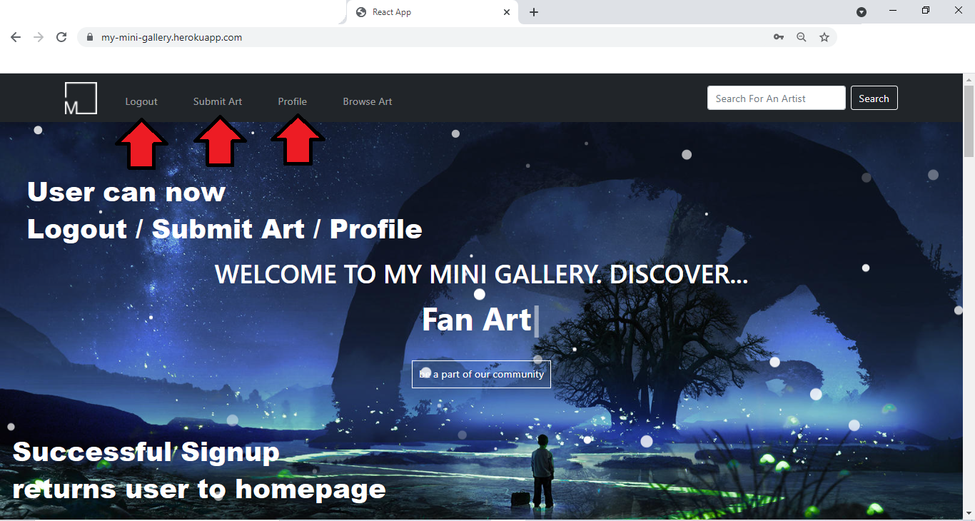 GitHub - Amal31497/My-Mini-Gallery: Online platform built with reac ...